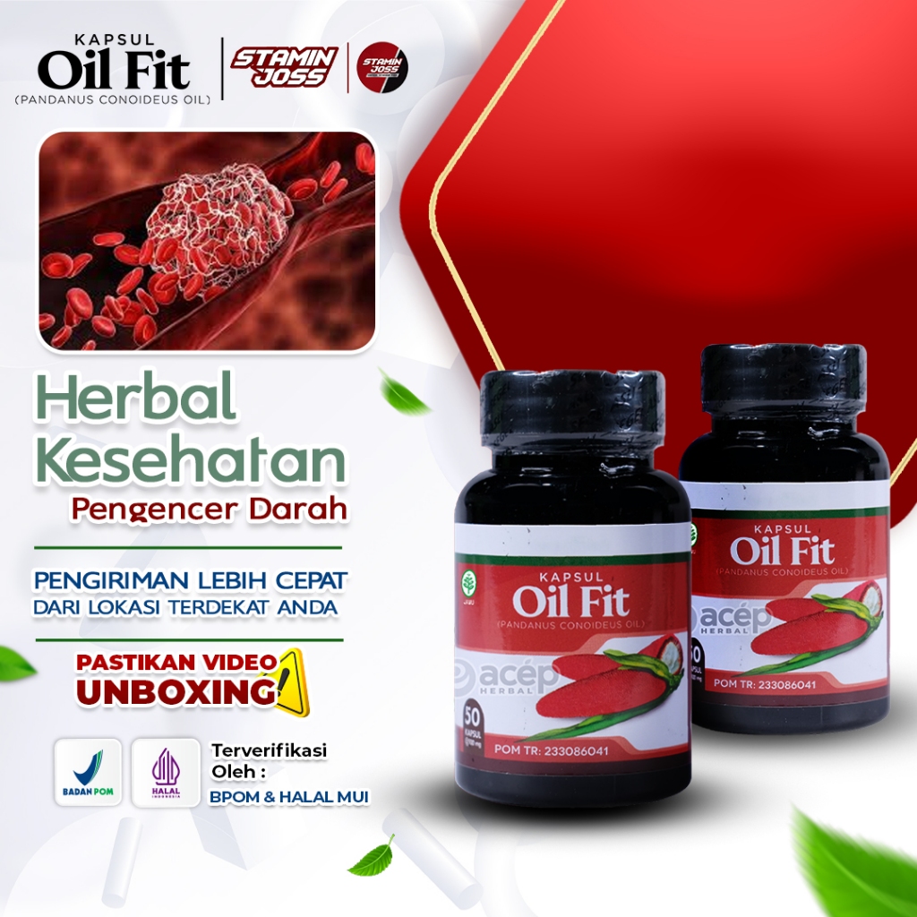 Jual Oil Fit Obat Pengencer Darah Kental Menggumpal Beku Penurun Darah ...