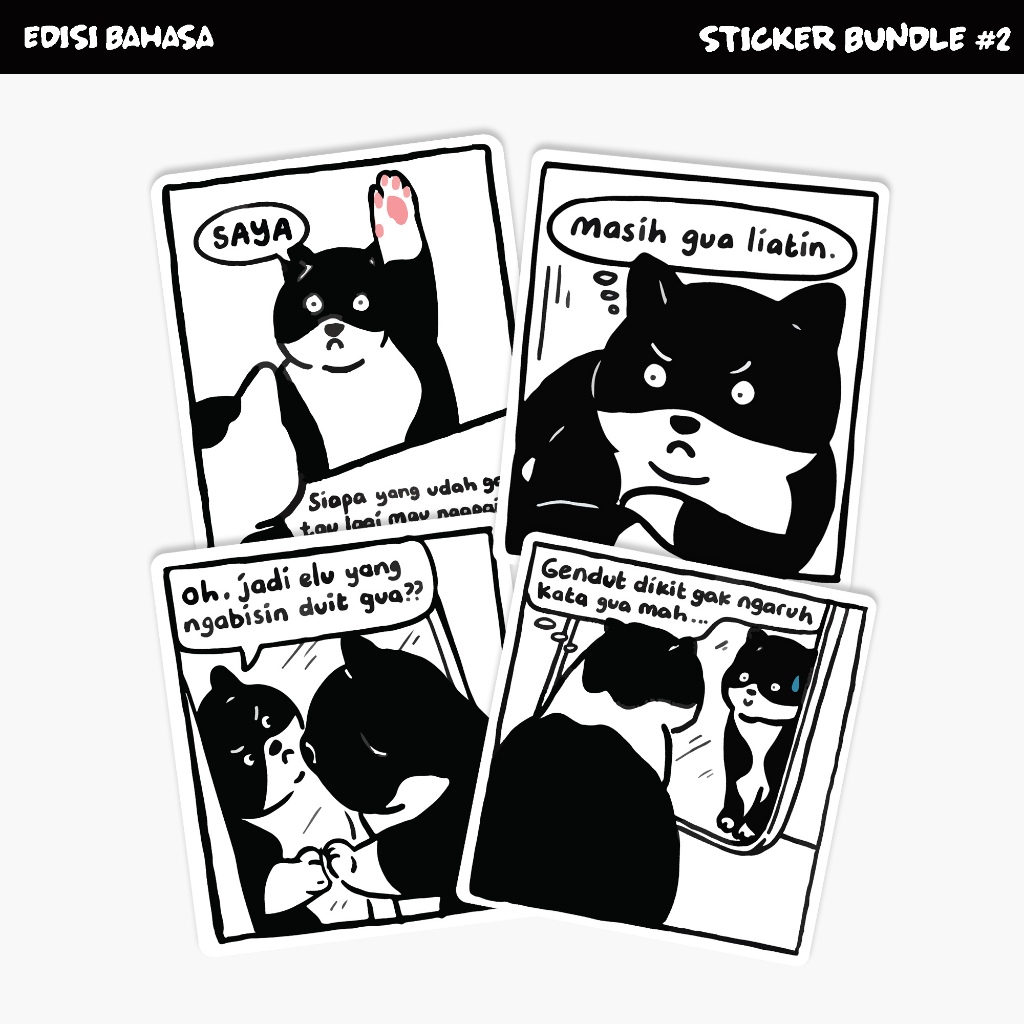 Jual Edisi Bahasa - Sticker Bundle #2 | Shopee Indonesia