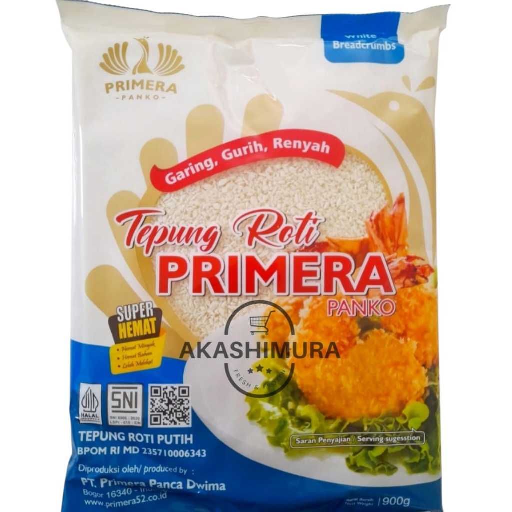 Jual Tepung Roti Primera Panko warna Putih 900gr | Shopee Indonesia