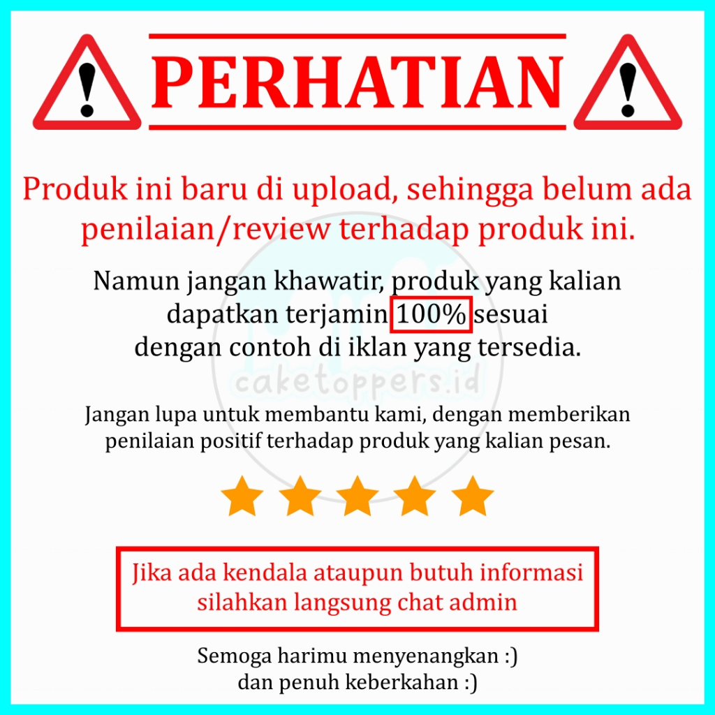 Jual custom cake toper/buket topper/market day topper custom sesuai ...