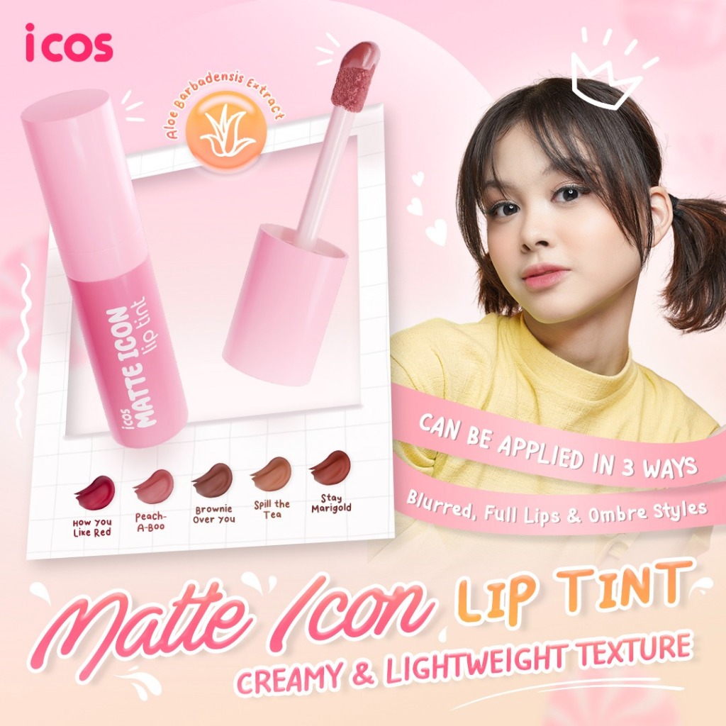 Jual ICOS Official - Matte Icon Lip Tint | Shopee Indonesia