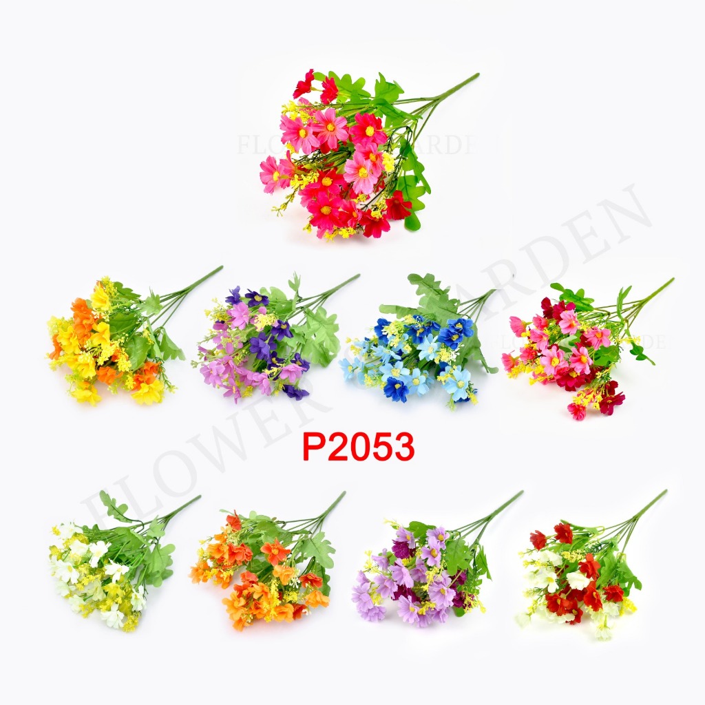 Jual HMPU P2053 Bunga Daisy Imitasi Bahan Sutra untuk Hiasan Pesta ...