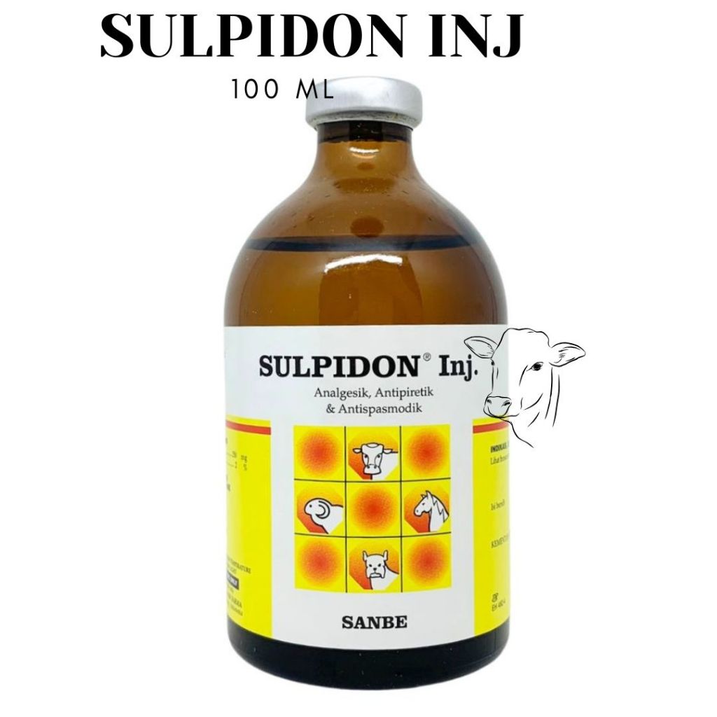 Jual SULPIDON Inj. 100ML (ed Juli 2025) - Obat Pereda Sakit Hewan ...