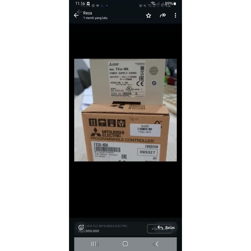 Jual FX3U-4DA PLC MITSUBISHI ELECTRIC | Shopee Indonesia