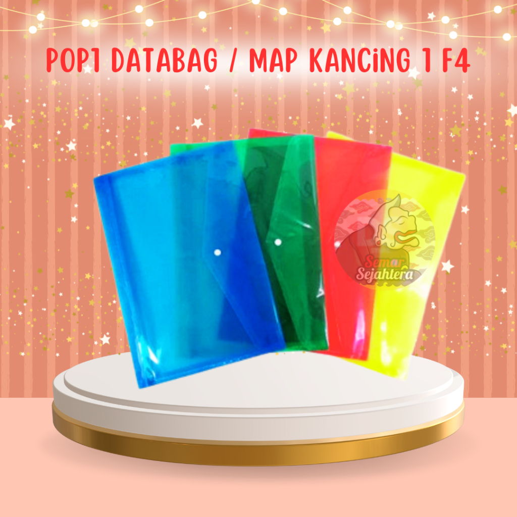 Jual [PCS] POP1 DTBG 1 KANCING F4 MAP BAG FILE DATA BAG PORTFOLIO* | Shopee Indonesia