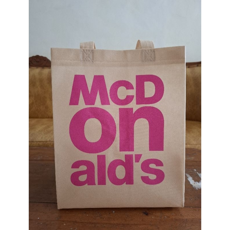 Jual Tote Bag Original McDonald's||Reusable bag Original McD||Tas ...
