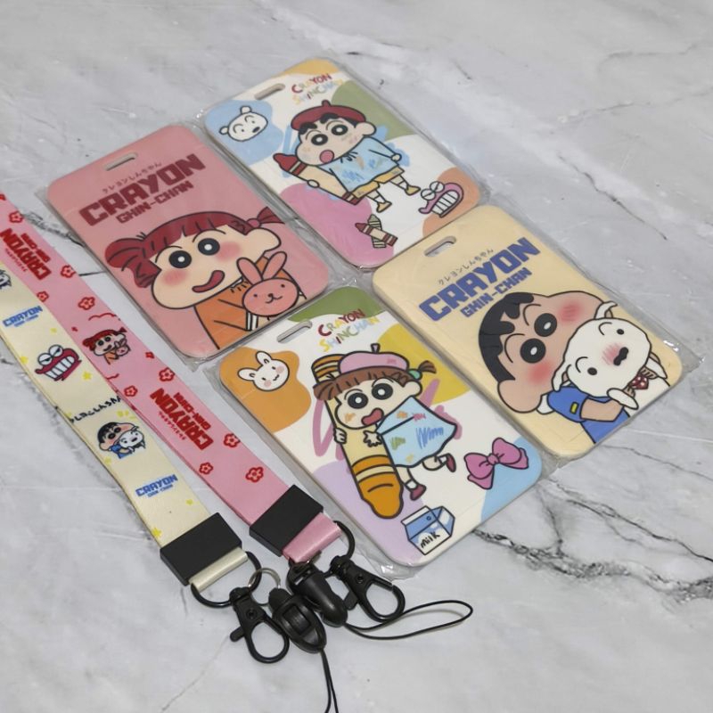 Jual Lanyard Kalung ID Card Holder Sincan Sinchan / Shinchan Friends ...