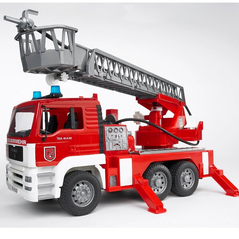 Jual Bruder 2771 MAN TGA Fire Engine with Ladder Water Pump and L & S ...