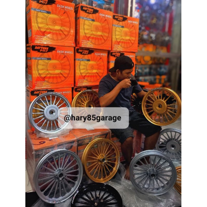 Jual VELG PELEG DAYTONA DASH WHEEL HONDA VARIO110 BEAT SCOOPY FI/ESP ...