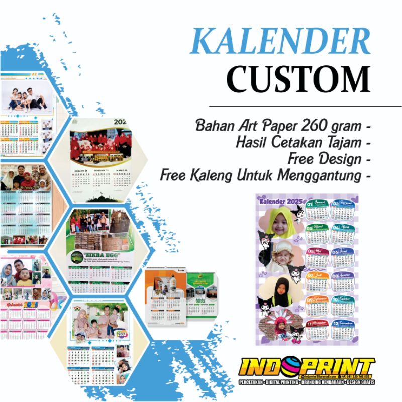 Jual Kalender custom | kalender A3 | Kalender dinding | Kalender ...