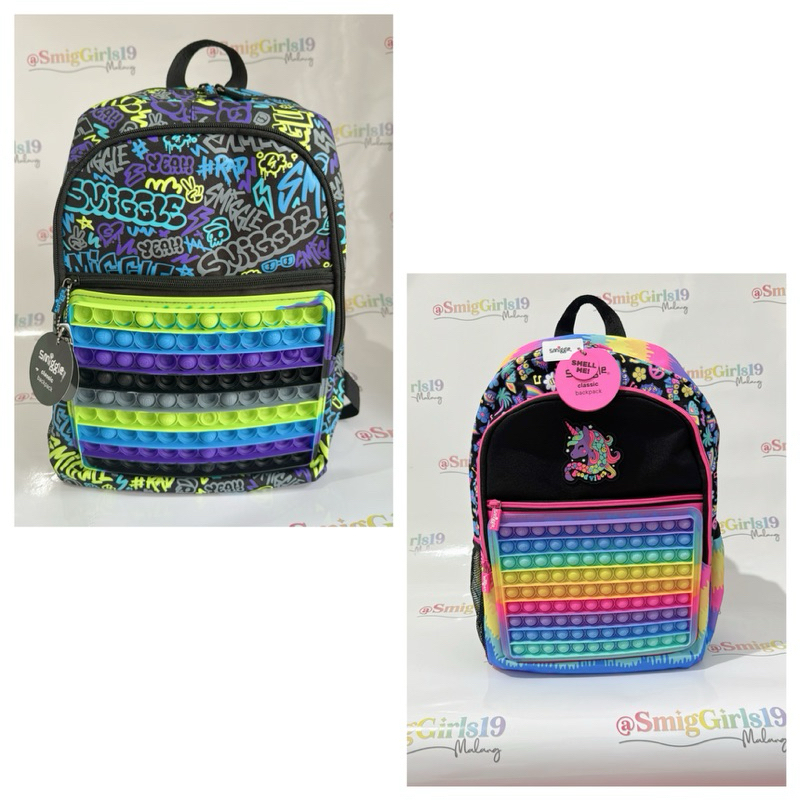 Jual Smiggle Backpack Popem Popit Poppies | Shopee Indonesia