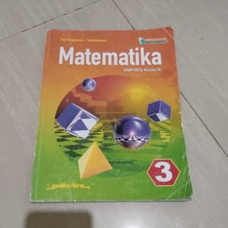 Jual BUKU ORI BUKU MATEMATIKA KELAS 3 SMP PENERBIT YUDHISTIRA KURIKULUM MERDEKA | Shopee Indonesia