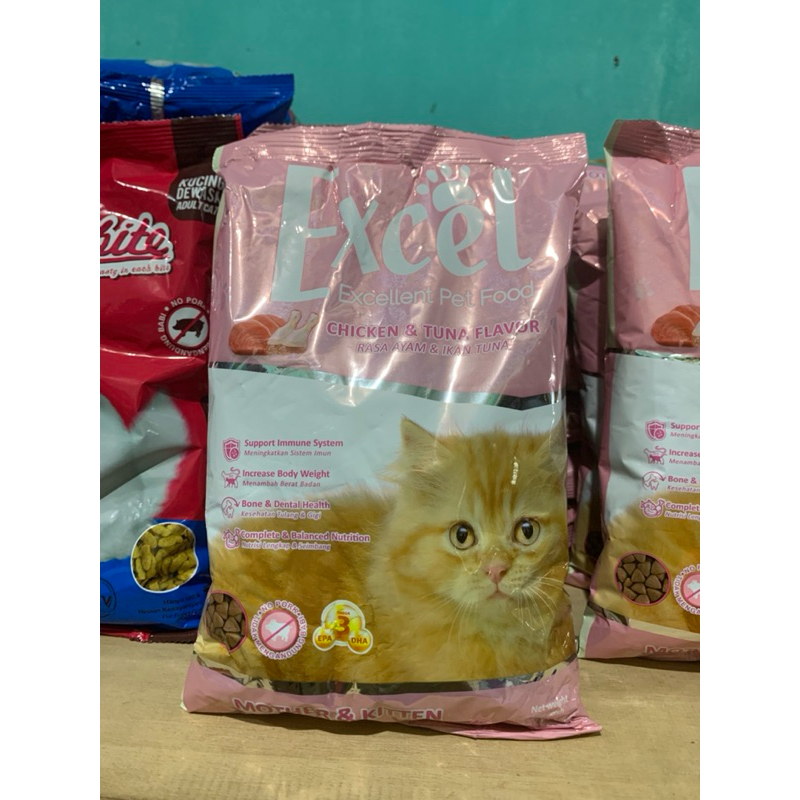 Jual EXCEL PAKAN KUCING 800grm TERMURAH, Paling Laris (9) | Shopee ...