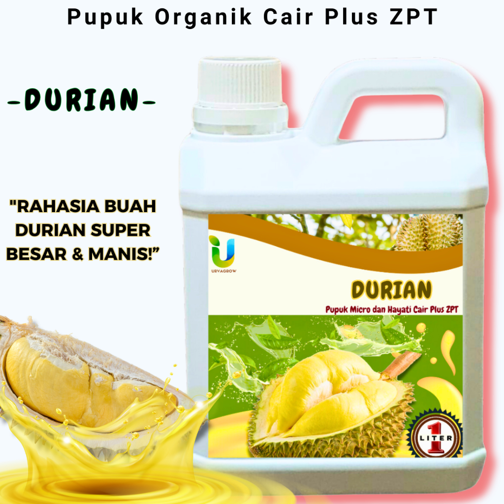 Jual Pupuk Durian Cepat berbuah Super Besar Manis - Pupuk Pelebat penyubur durian plus zpt - Poc ...