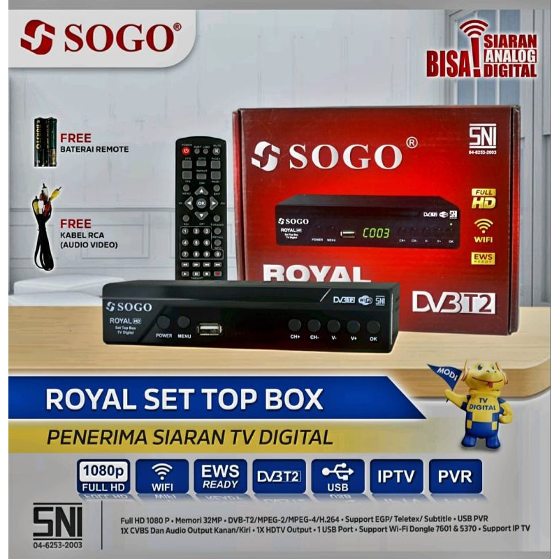 Jual ROYAL SET TOP BOX SOGO | Shopee Indonesia
