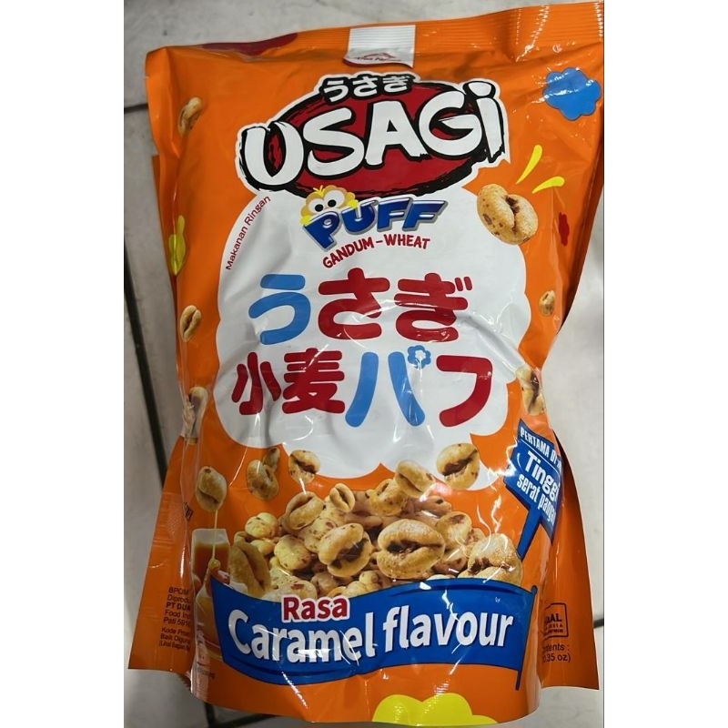 Jual Usagi puff caramel 8x10g sharepack 80g | Shopee Indonesia