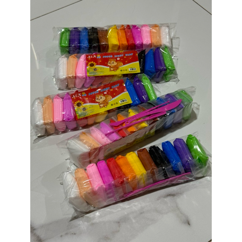 Jual Clay Polimer / Clay Warna Mainan Lilin Plastisin | Shopee Indonesia