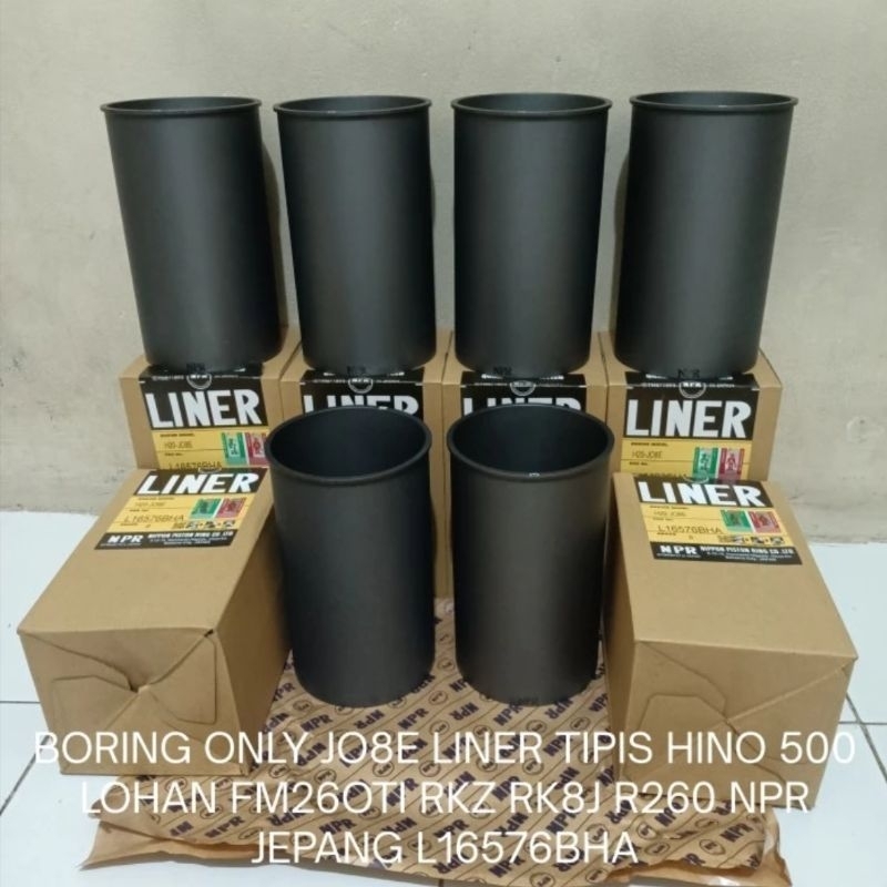 Jual BORING ONLY JO8E LINER TIPIS HINO 500 LOHAN FM26OTI RKZ RK8J R260 ...