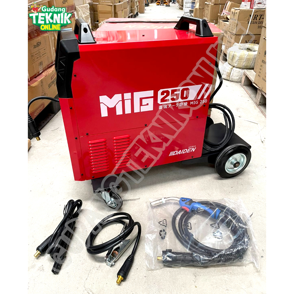 Jual Mesin Las MIG DAIDEN MIG250 WITH RODA Inverter Las Listrik / Mesin ...