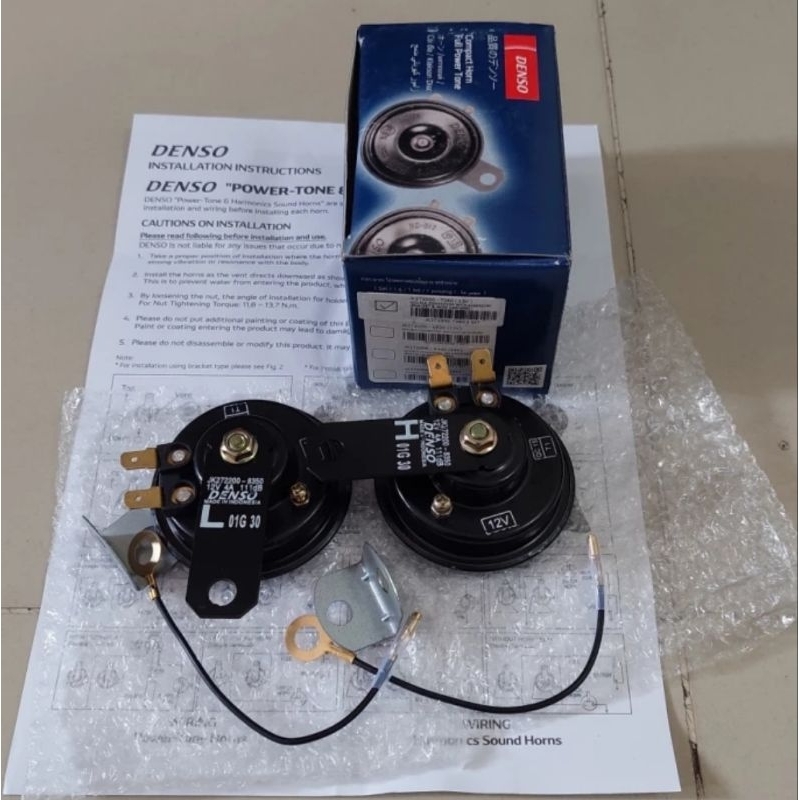 Jual Klakson Disc DENSO 12V 1Set (2 pcs) | Shopee Indonesia