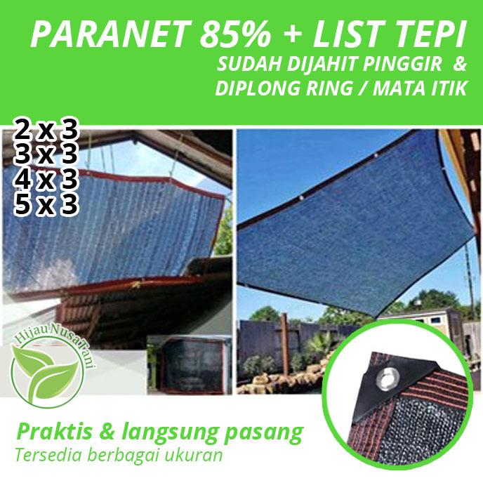 Jual PARANET 85% + JAHIT LIST TEPI / PINGGIR + Lubang Plong Mata Itik ...