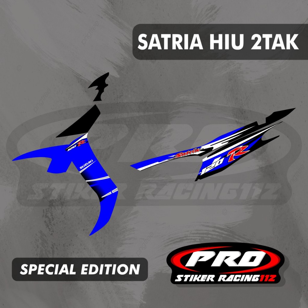 Jual Sticker Striping Satria Hiu custom Stiker Sazuki Satria | Shopee ...