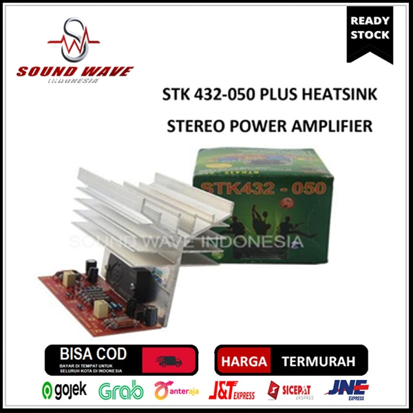 Jual KIT STK 432-050 PLUS HEATSINK 1/2SIRIP STEREO POWER AMPLIFIER ...