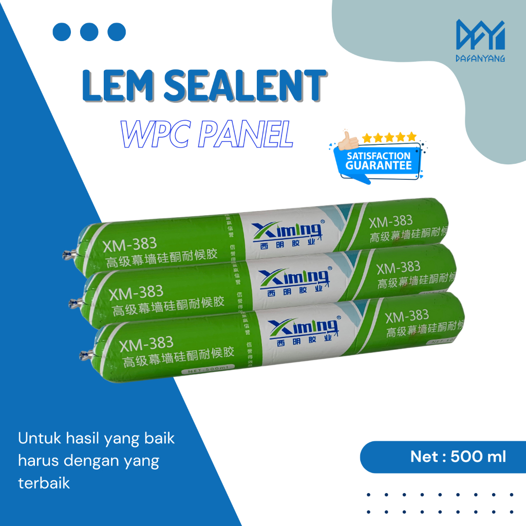 Jual Lem Sealant WPC Panel Dekorasi PVC Lem Silicone | Shopee Indonesia