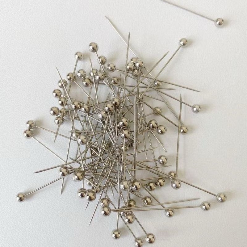 Jual JARUM SILVER PENTUL MIKA SILVER STAINLESS ANTI KARAT HAODIE ...