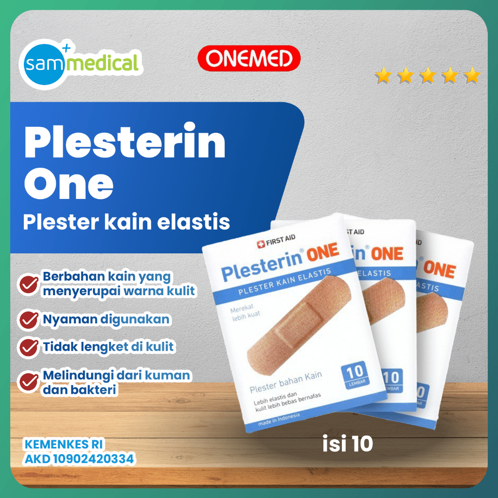 Jual Onemed Plesterin Amplop / Plester Amplop / Plaster Kain Elastis ...