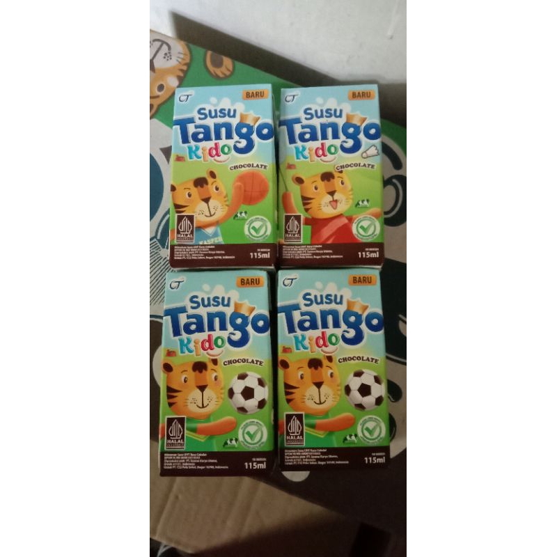 Jual susu tango paket 4pcs/isi 115ml/susu uht/susu anak/susu rasa ...