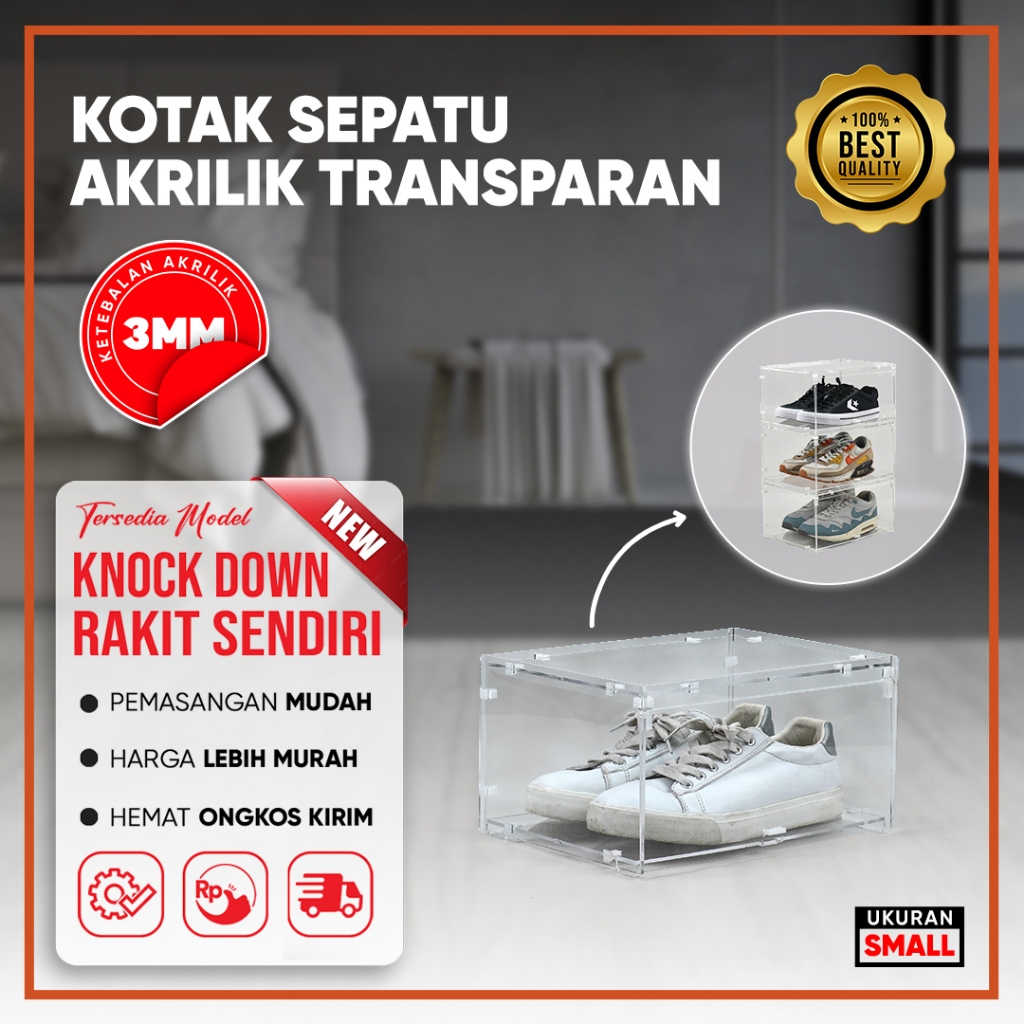 Jual Box Sepatu Sneakers Akrilik | Shopee Indonesia