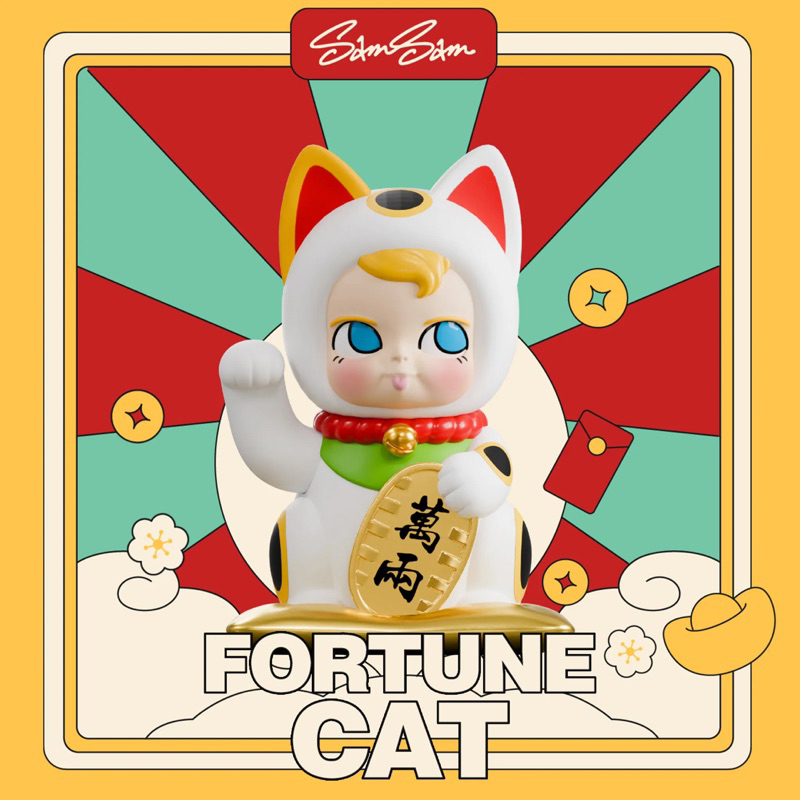 Jual SAMSAM FORTUNE CAT BLIND BOX LUCKY MANEKI NEKO KUCING ...