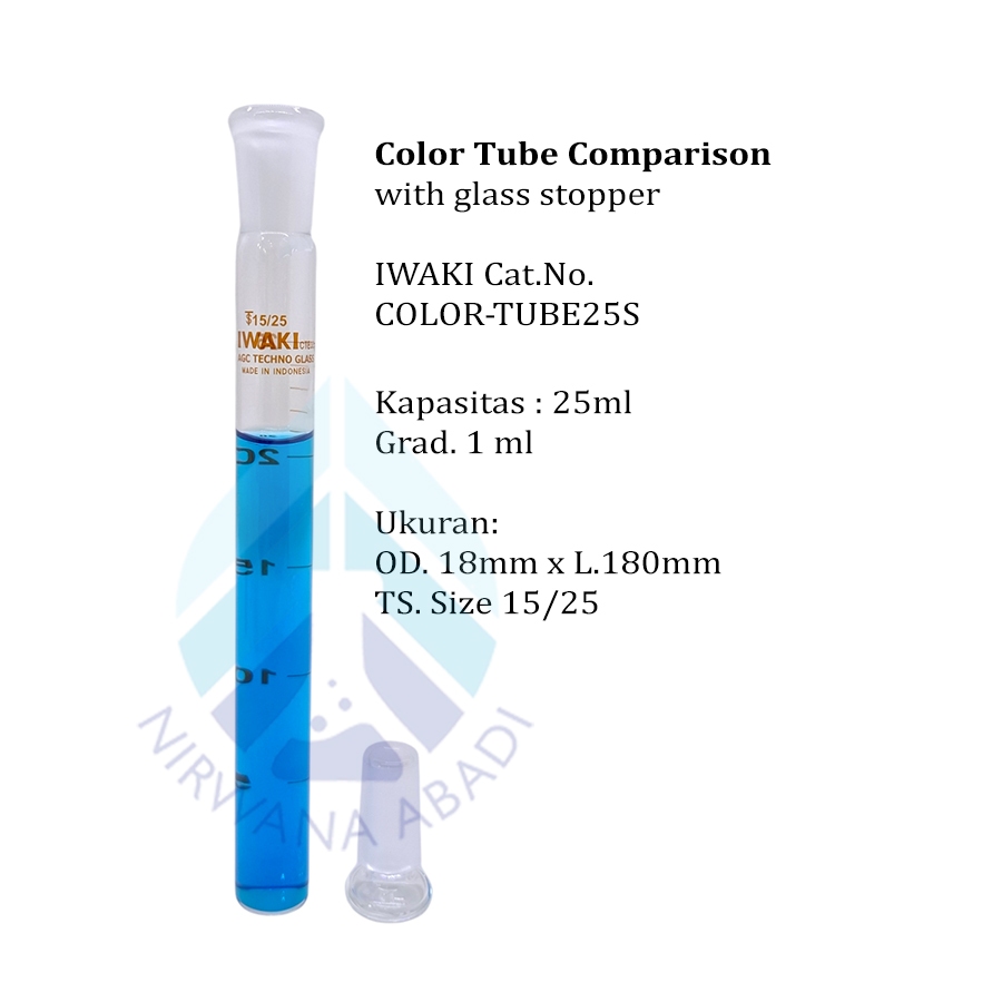 Jual Color tube comparison IWAKI tutup kaca | Shopee Indonesia