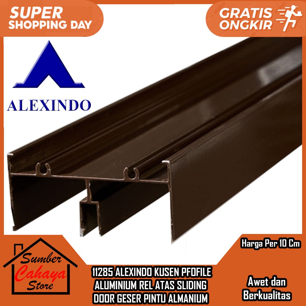 Jual 11285 Alexindo Rel Atas Sliding Sleding Seliding Door Kusen ...