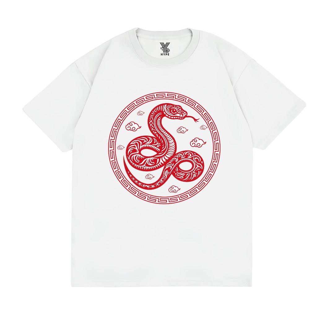 Jual HYPE Kaos Imlek Shio Ular Baju Chinese New Year Snake - Tshirt ...
