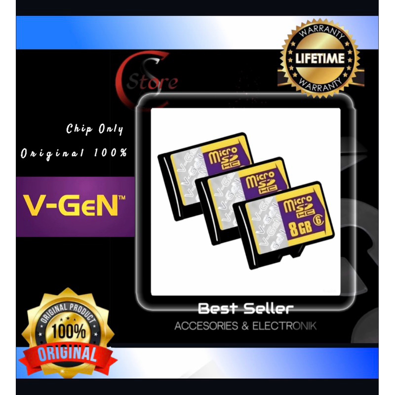 Jual MICRO SD V-GEN 2GB (CHIP ONLY) ORIGINAL 100% - HARGA TERBAIK MICRO ...