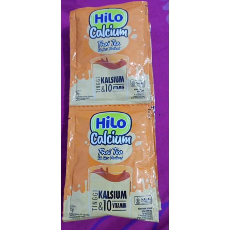 Jual HILO CALCIUM THAI TEA 10 SACHET | Shopee Indonesia
