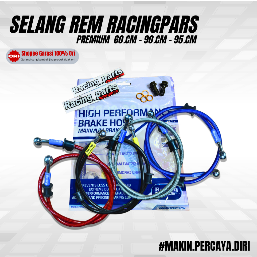 Jual SELANG REM DEPAN KARBON 90CM RACING PART Kabel Rem VARIASI ...