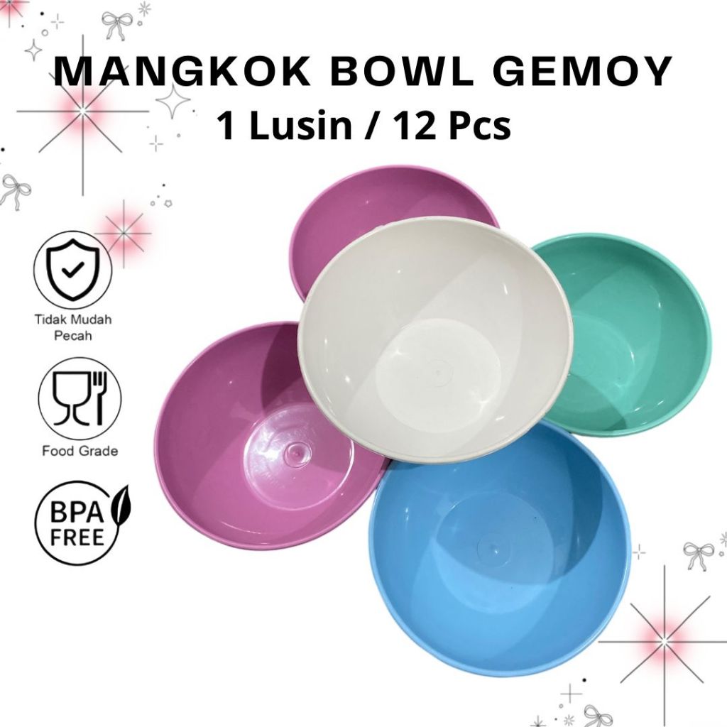 Jual Mangkok Bowl Gemoy Viral isi 1 Lusin /12 pcs Langsung dari Pabrik ...