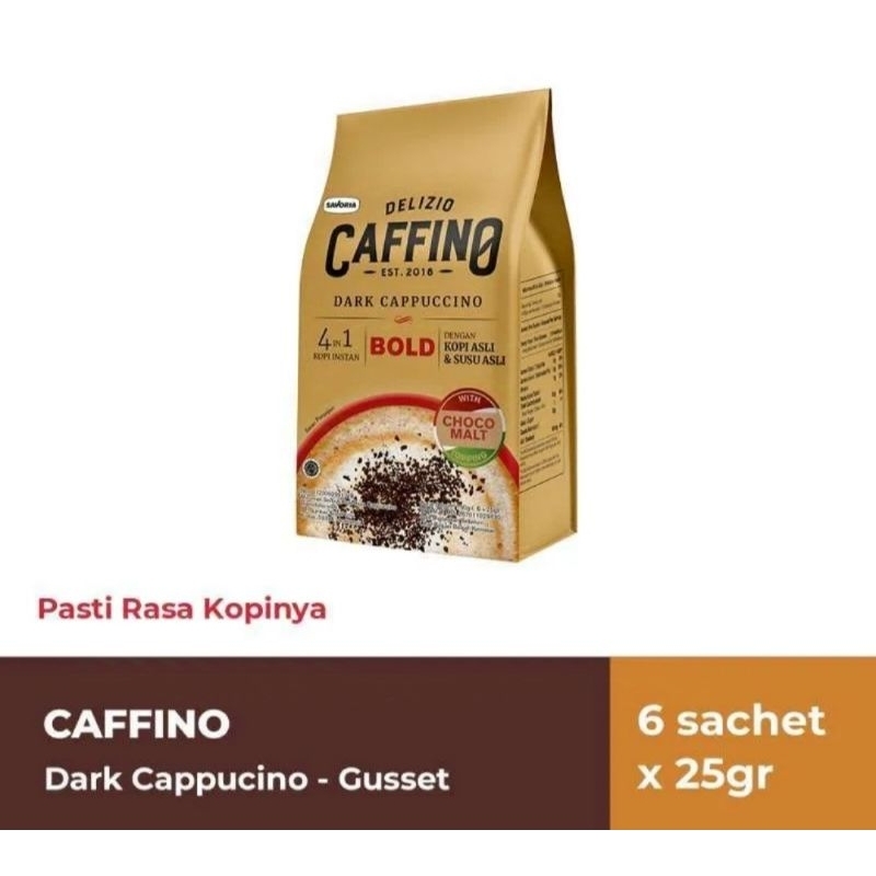 Jual Caffino Bold Dark Cappucino Kopi instant 4 in 1 isi 6 sachet ...