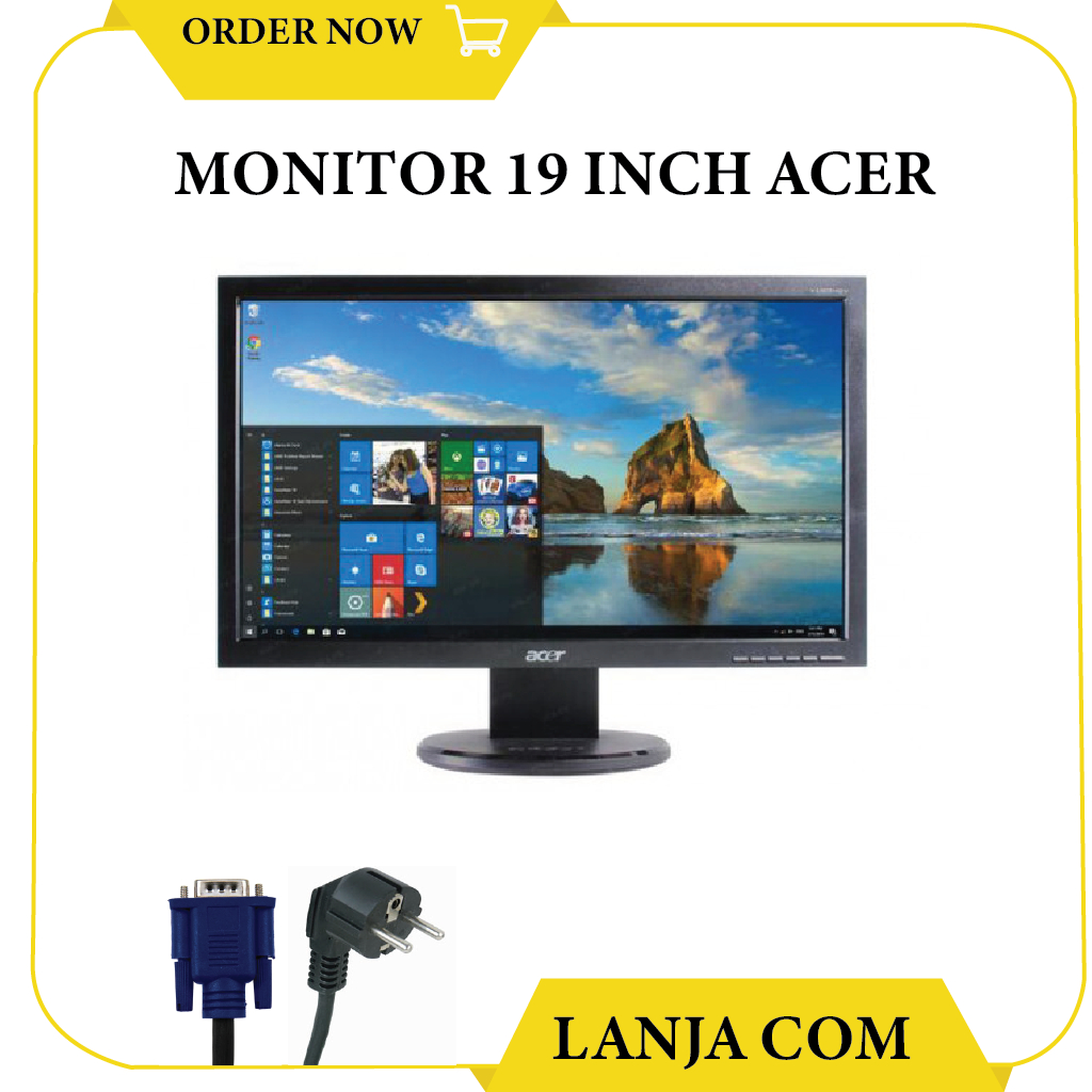 Jual MONITOR ACER 19 INCH MURAH MERIAH | Shopee Indonesia
