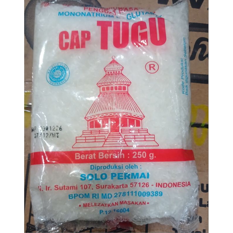 Jual PENYEDAP RASA MOTO MSG CAP TUGU 250 GRAM | Shopee Indonesia
