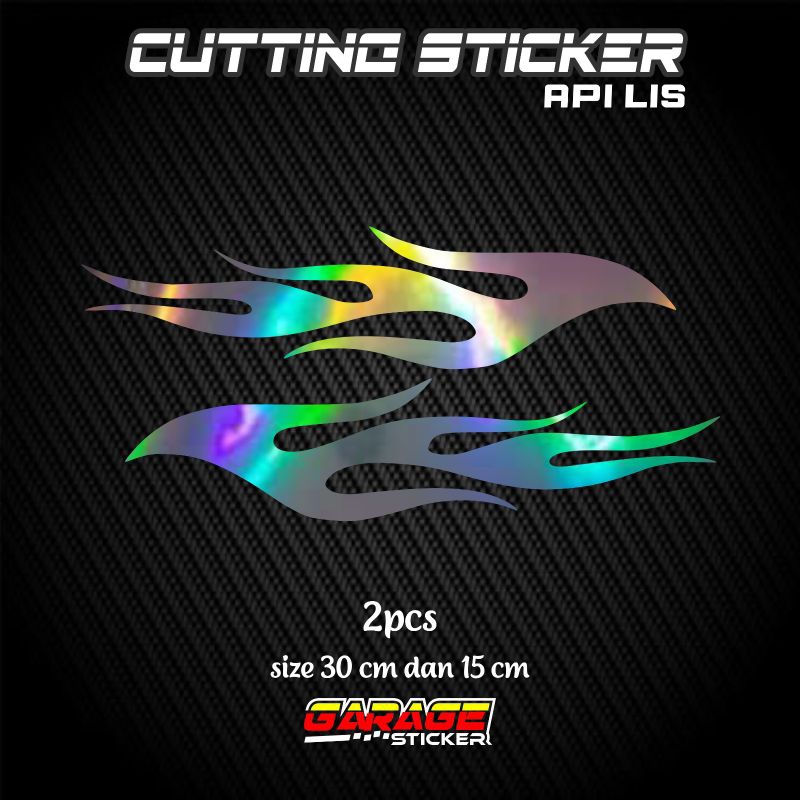 Jual Sticker api lis v2 universal cutting sticker bodi motor | Shopee ...