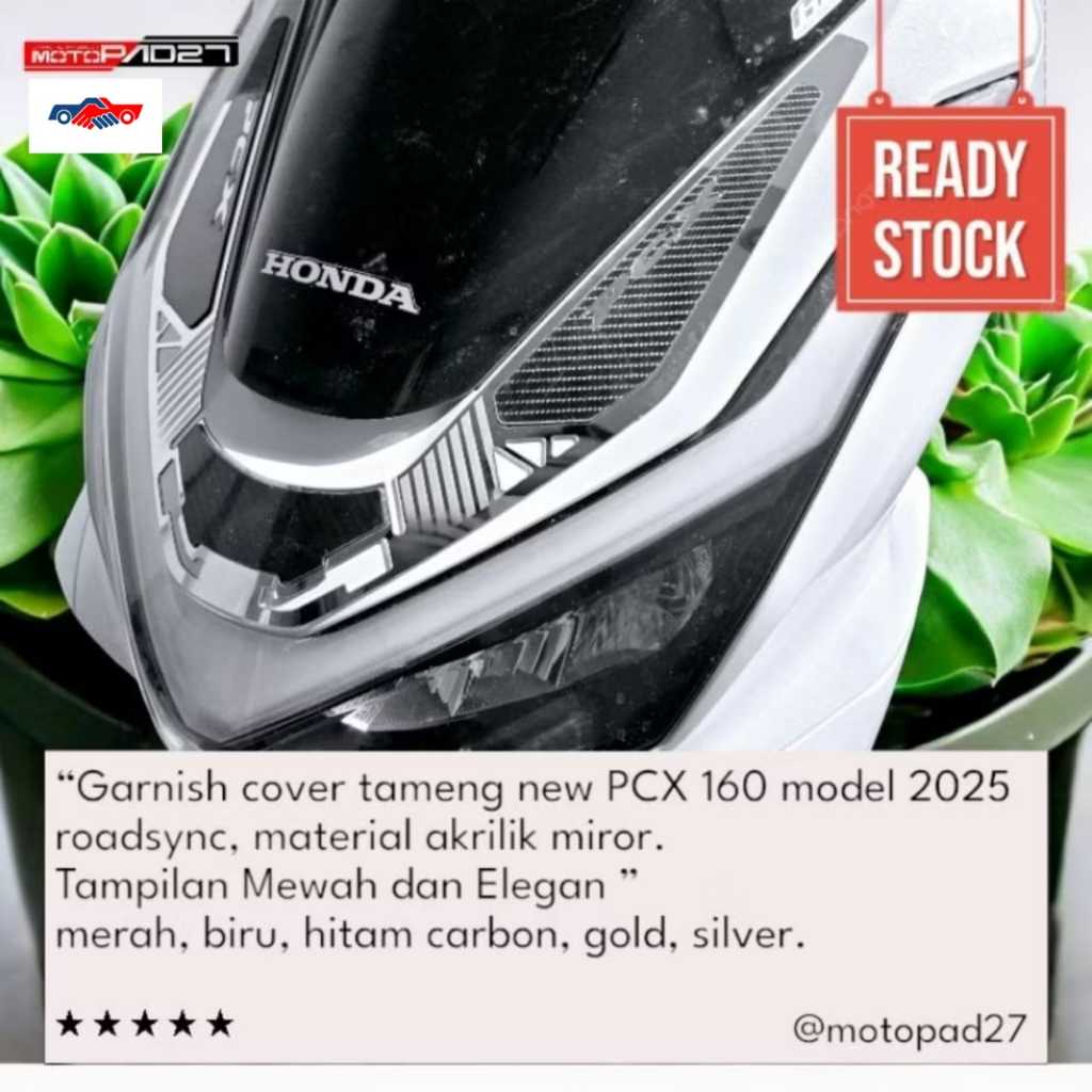 Jual garnis tameng depan variasi NEW PCX 160 2025 terbaru MP27 | Shopee ...