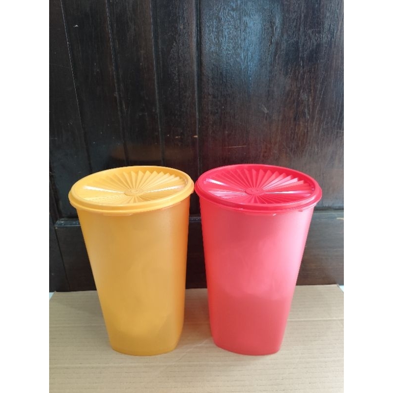 Jual Snack Keeper Tupperware 3,7L Toples tinggi Bulat 2pcs | Shopee ...