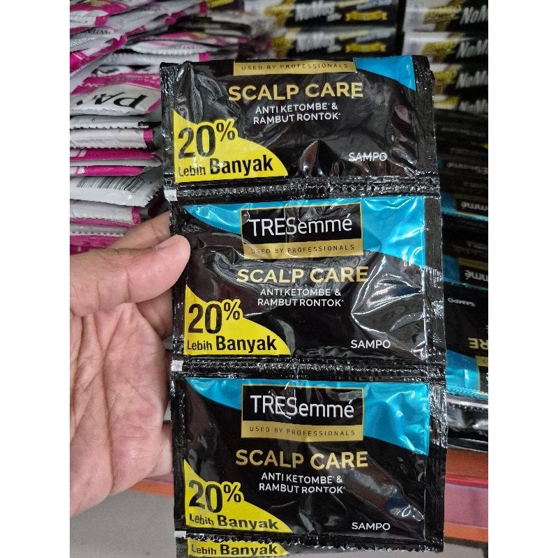 Jual TRESemme SHAMPOO SACHET RENCENG 12x8ml | Shopee Indonesia