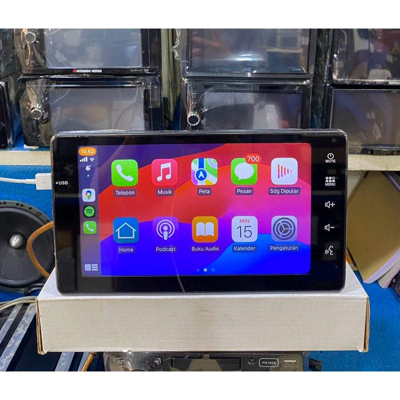 Jual head unit standar Daihatsu Xenia 2024 ukuran 9 inch apple carplay ...