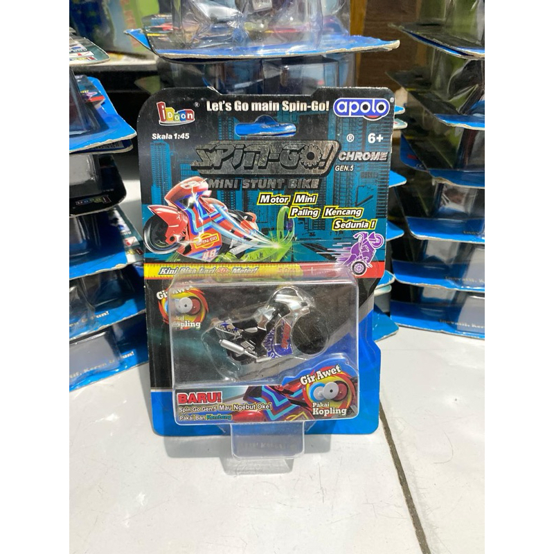 Jual spin go - gen 5 ( silver blue ) | Shopee Indonesia