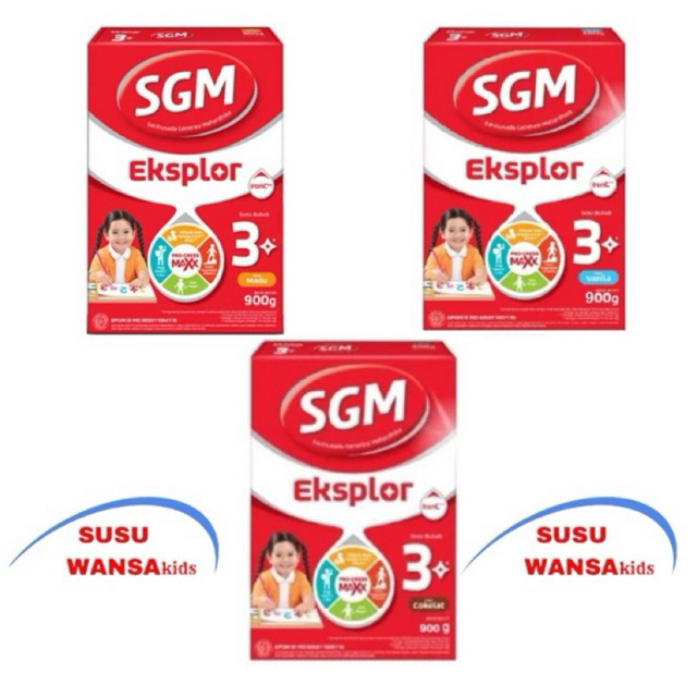Jual SGM EKSPLOR 3+ MADU, VANILA, COKELAT 900G | Shopee Indonesia